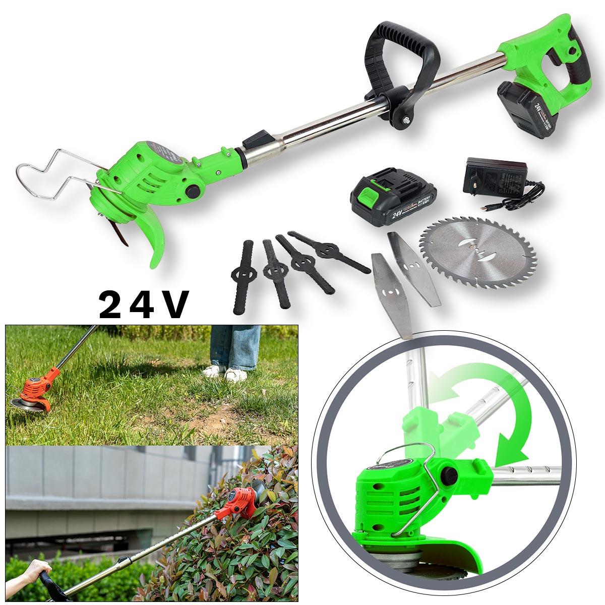 GK Aku trimer za travu 24V